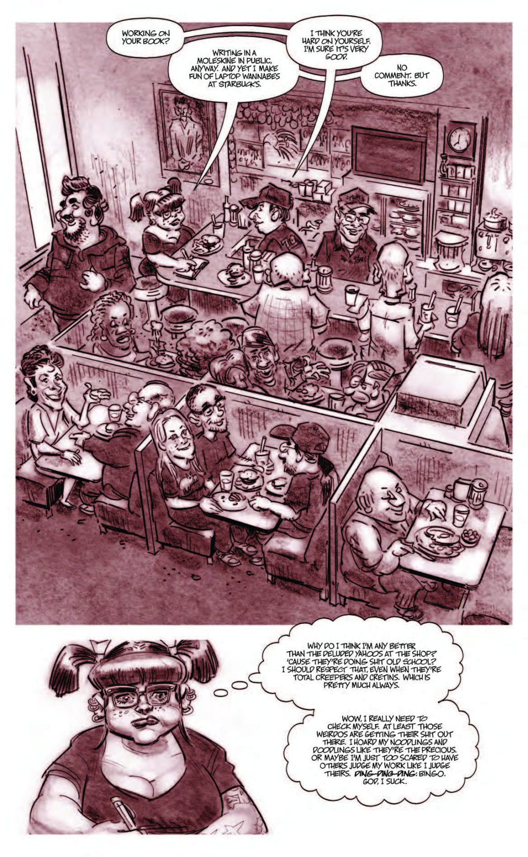 Exclusive Preview: Bob Fingerman returns to OGN's with PRINTOPIA