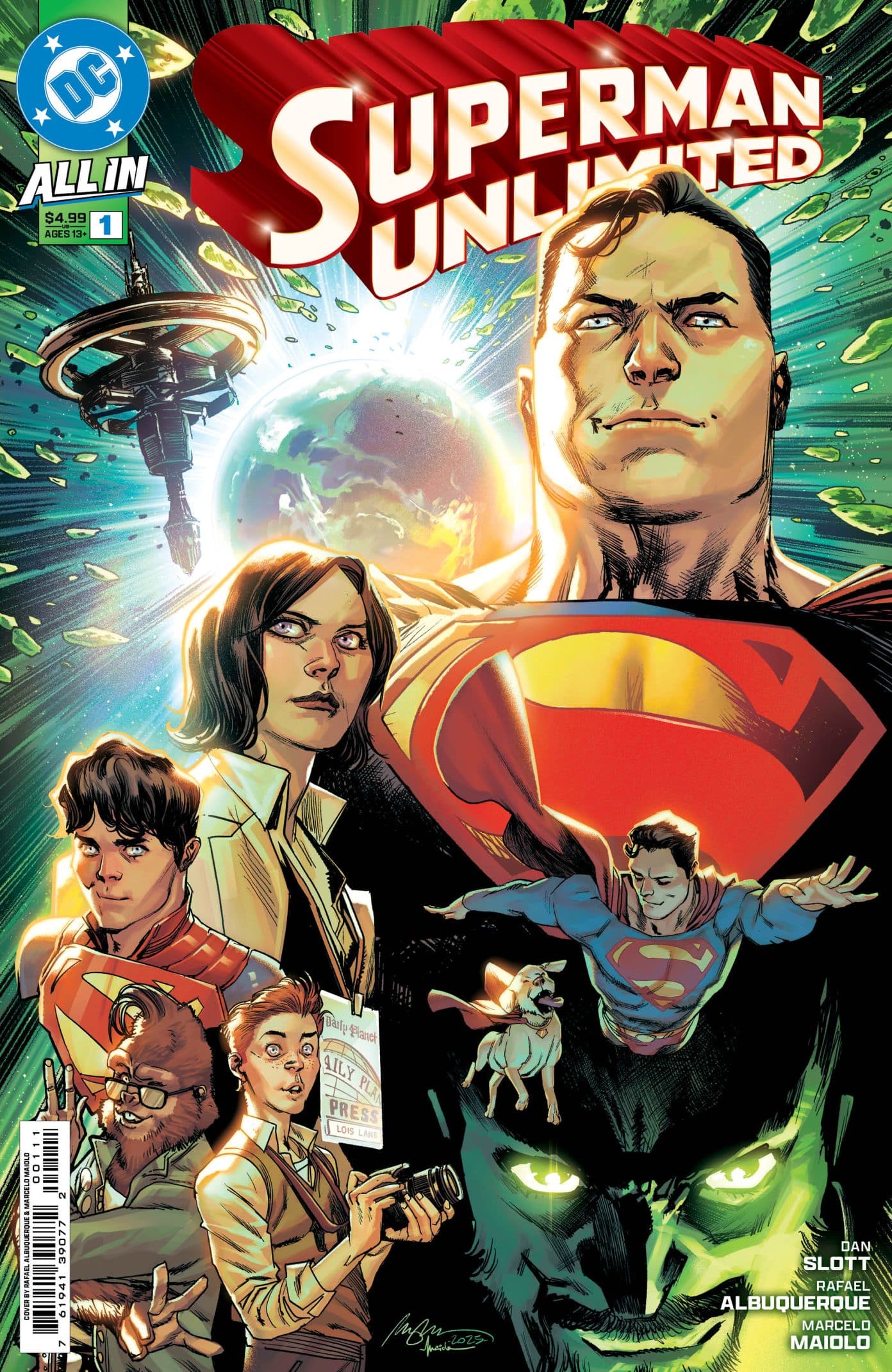 Dan Slott & Rafael Albuquerque team for SUPERMAN UNLIMITED