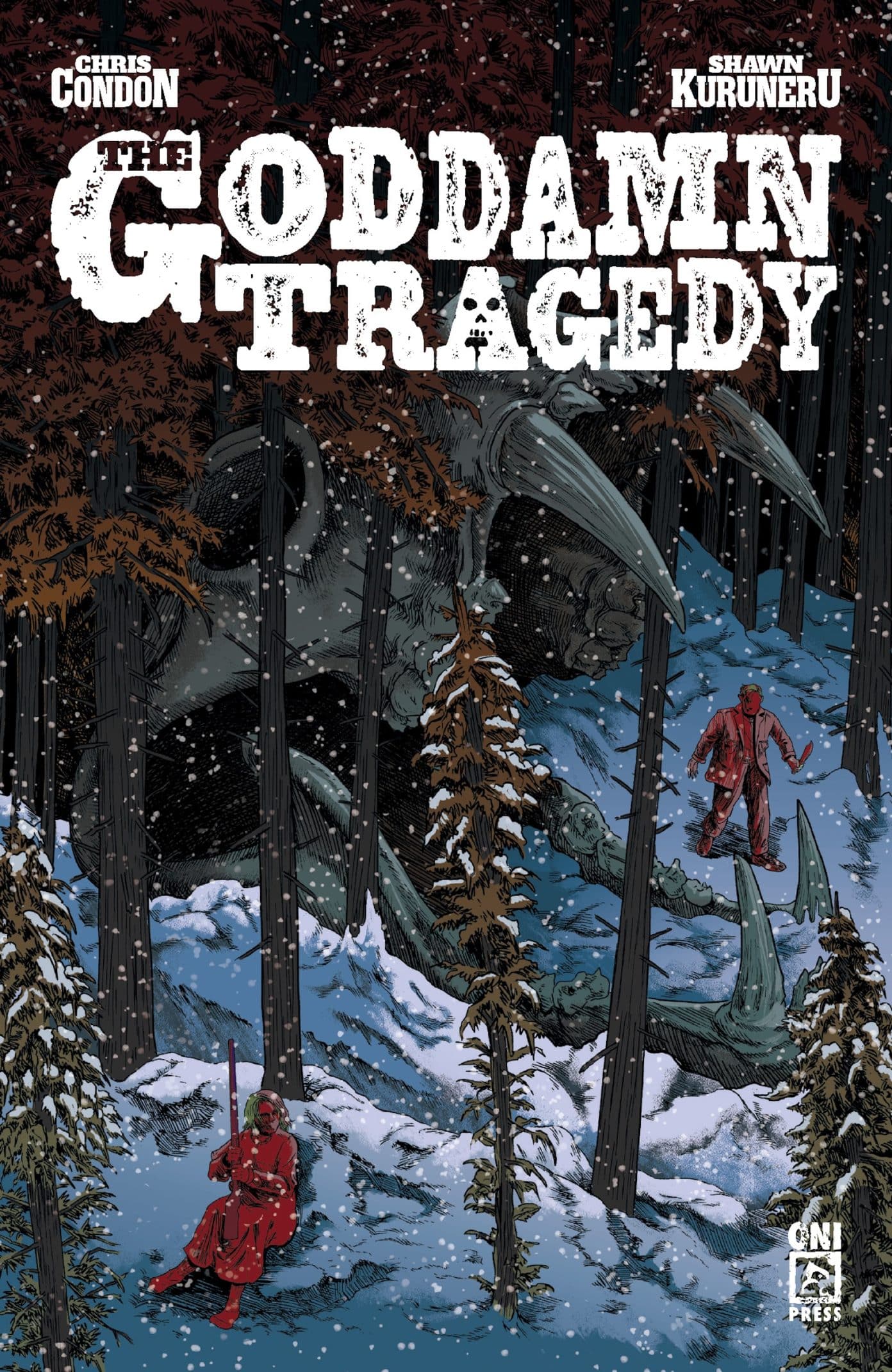 Exclusive: New cover reveals for THE GODDAMN TRAGEDY by Oni Press