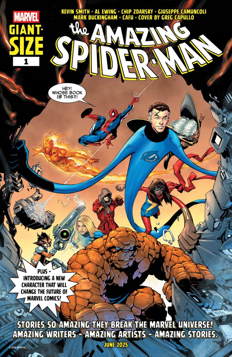 Kevin Smith returns to Marvel with GIANT-SIZE AMAZING SPIDER-MAN one-shot