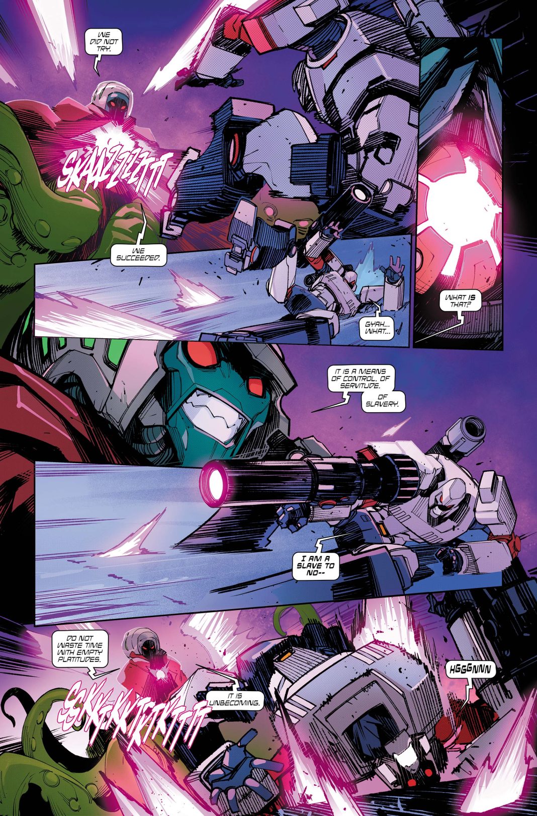 Preview: It's Megatron vs. Sharkticons in TRANSFORMERS #19