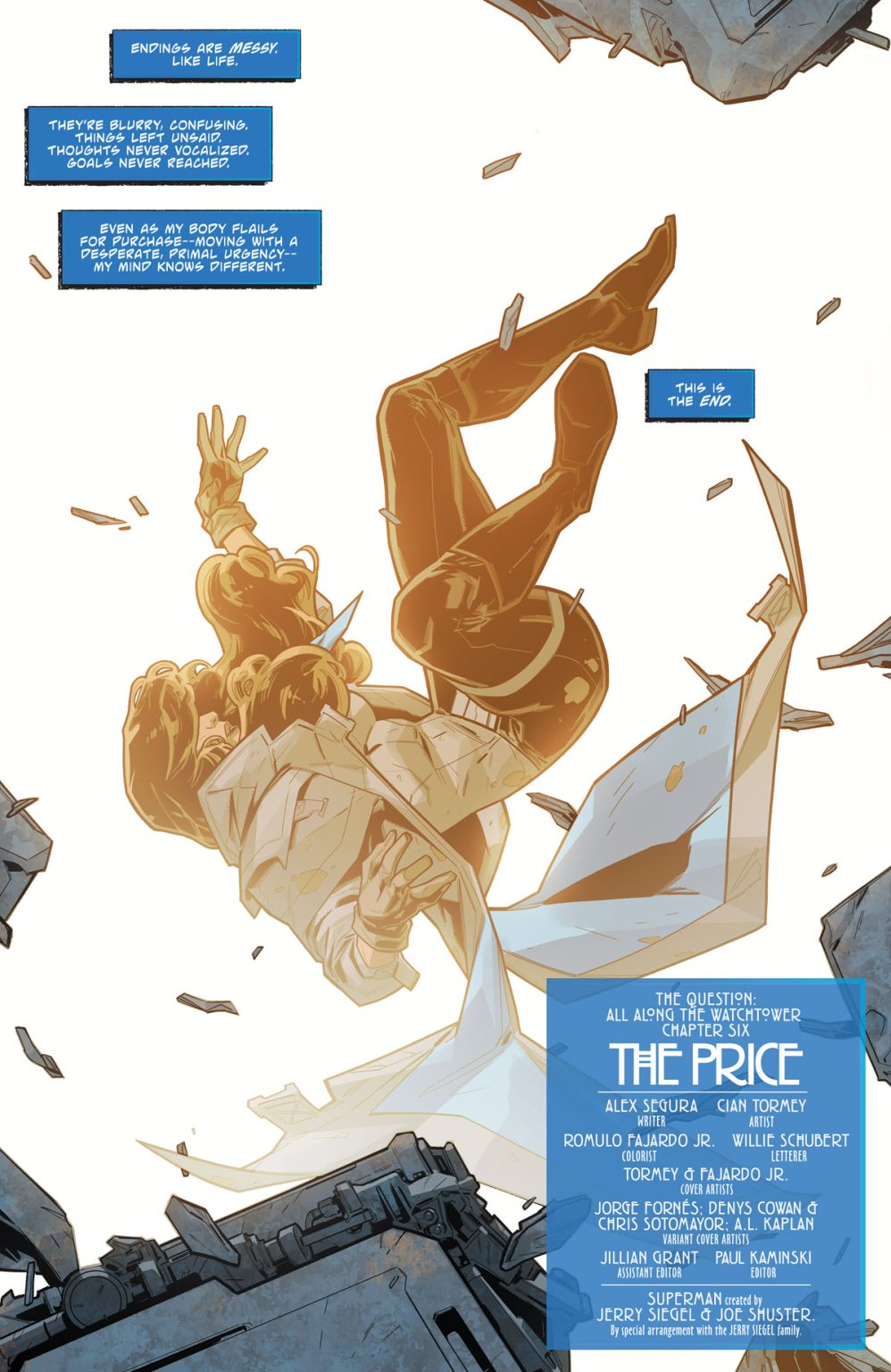 DC Round-Up: THE QUESTION: ALL ALONG THE WATCHTOWER #6 is a rip-roaring ...