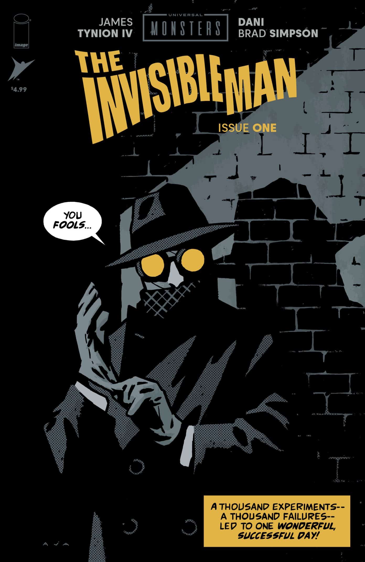 Tynion and DaNi reimagining THE INVISIBLE MAN