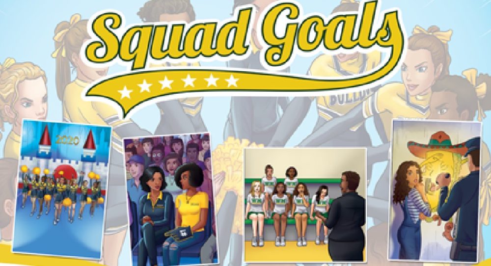 SQUAD GOALS sticks the landing on WEBTOON