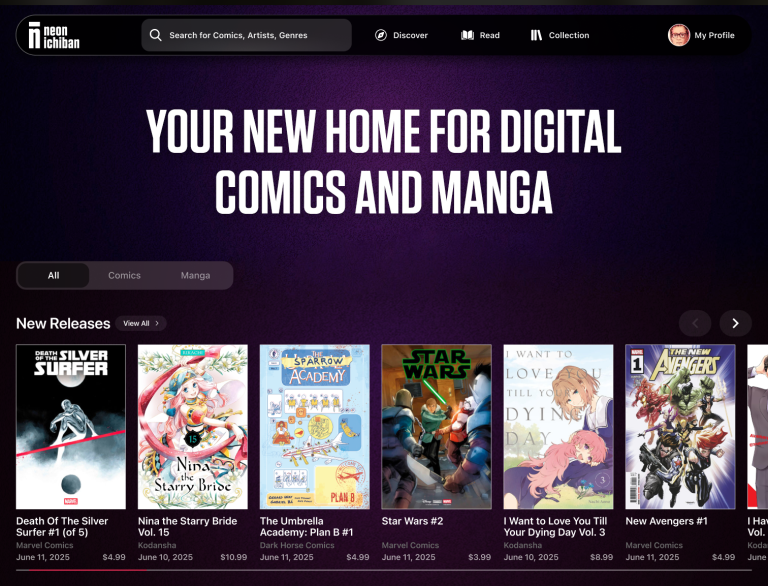 NEON ICHIBAN: a new digital comics platform from the folks behind DSTLRY