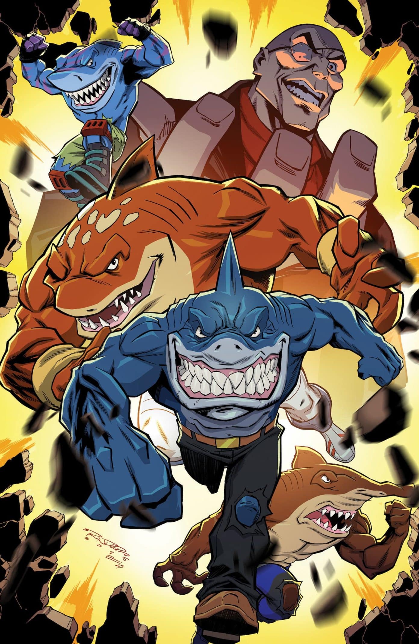 Jawsome! STREET SHARKS are back in comics form!