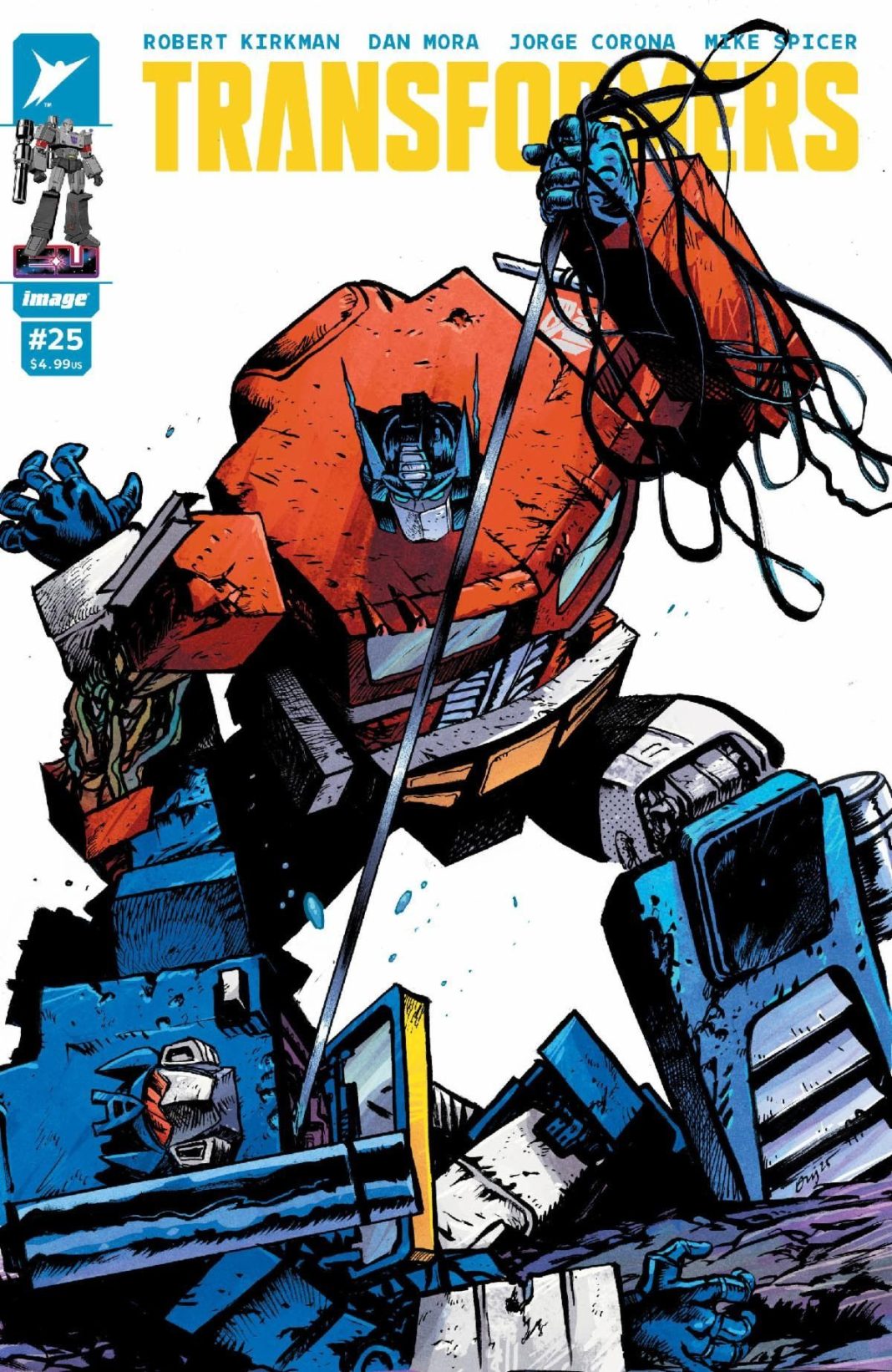 Kirkman and Mora taking over TRANSFORMERS with issue #25