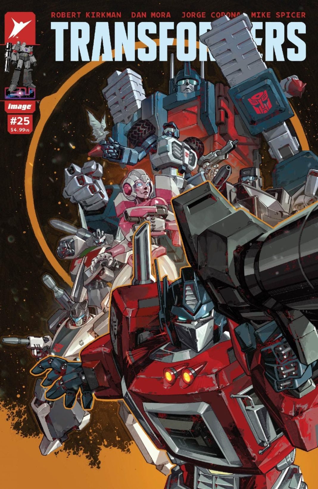 Kirkman and Mora taking over TRANSFORMERS with issue #25
