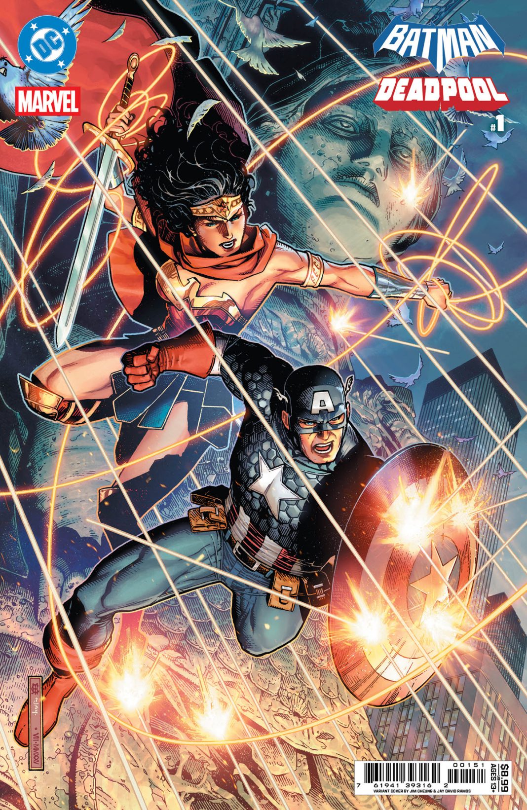 DC unveils backups, variant covers for Morrison & Mora's BATMAN/DEADPOOL