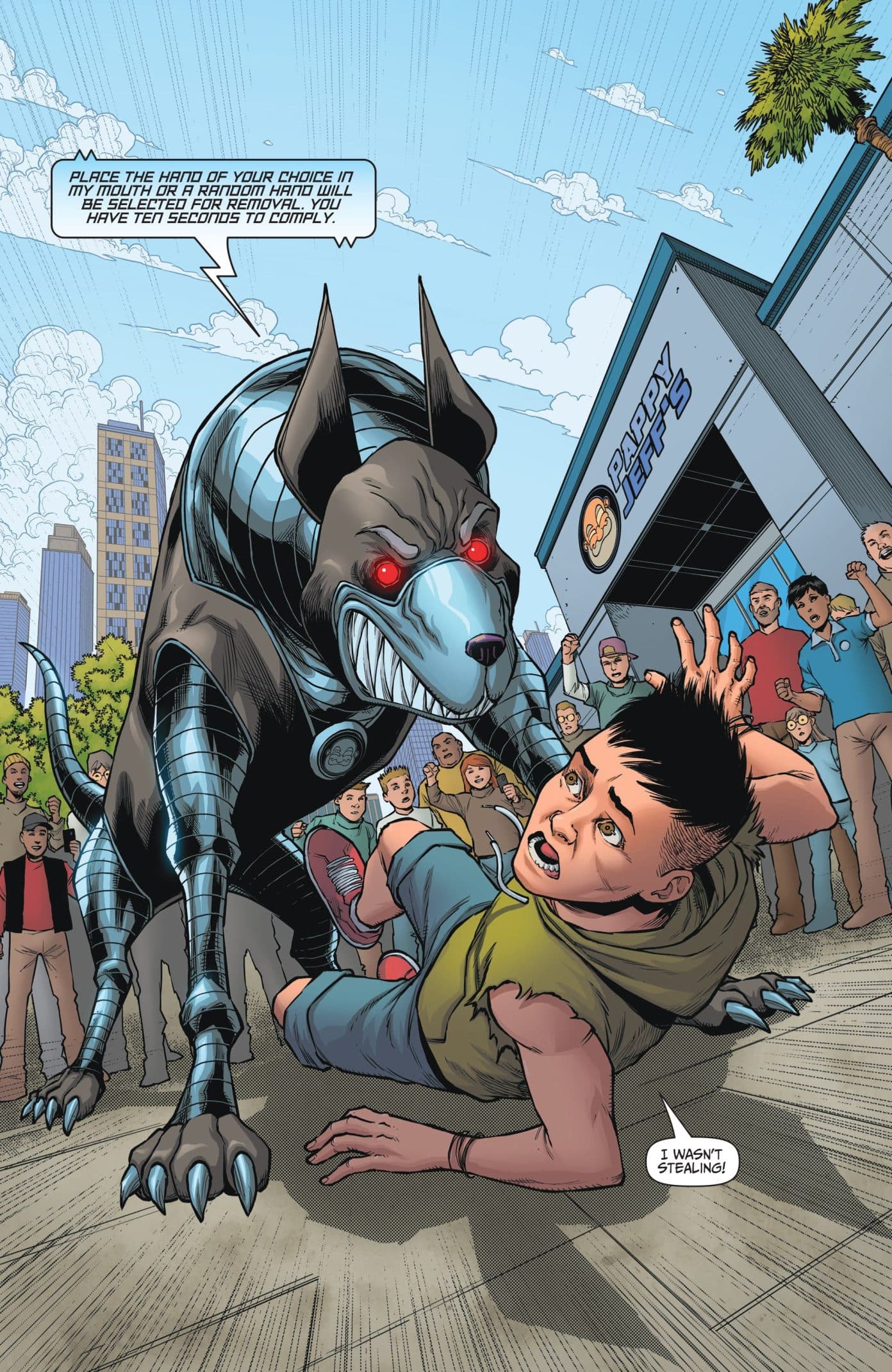 Exclusive Preview: DEATH DOG is kinder than his robo-body suggests