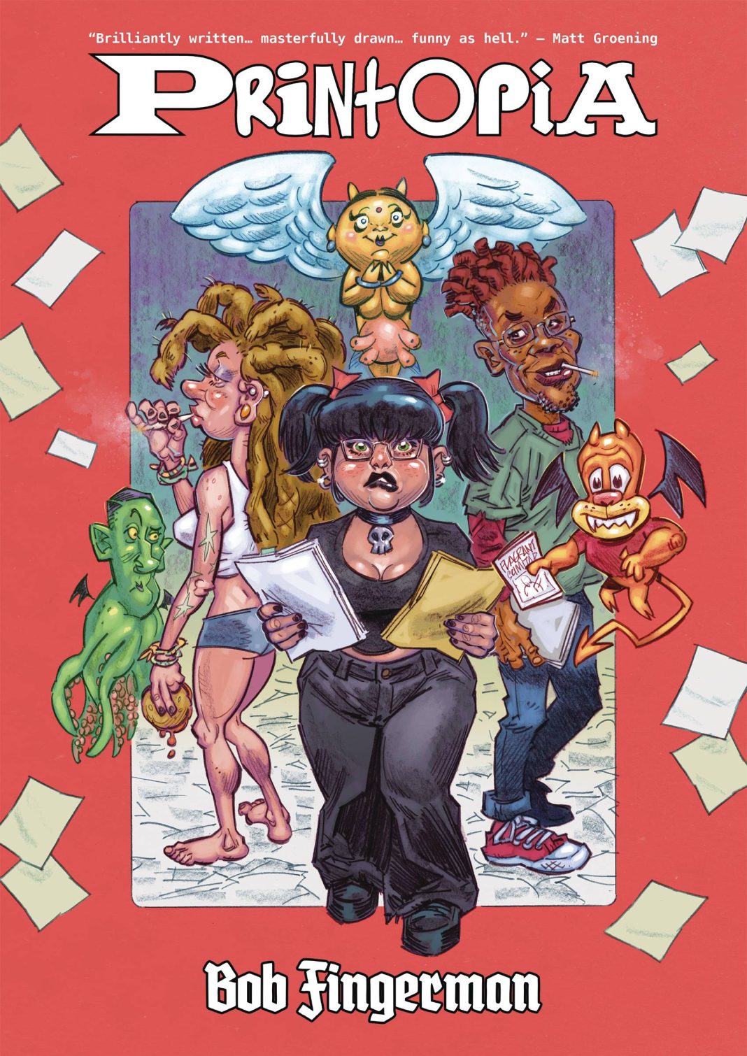 Graphic Novel Review: Bob Fingerman's PRINTOPIA bounces today's issues ...
