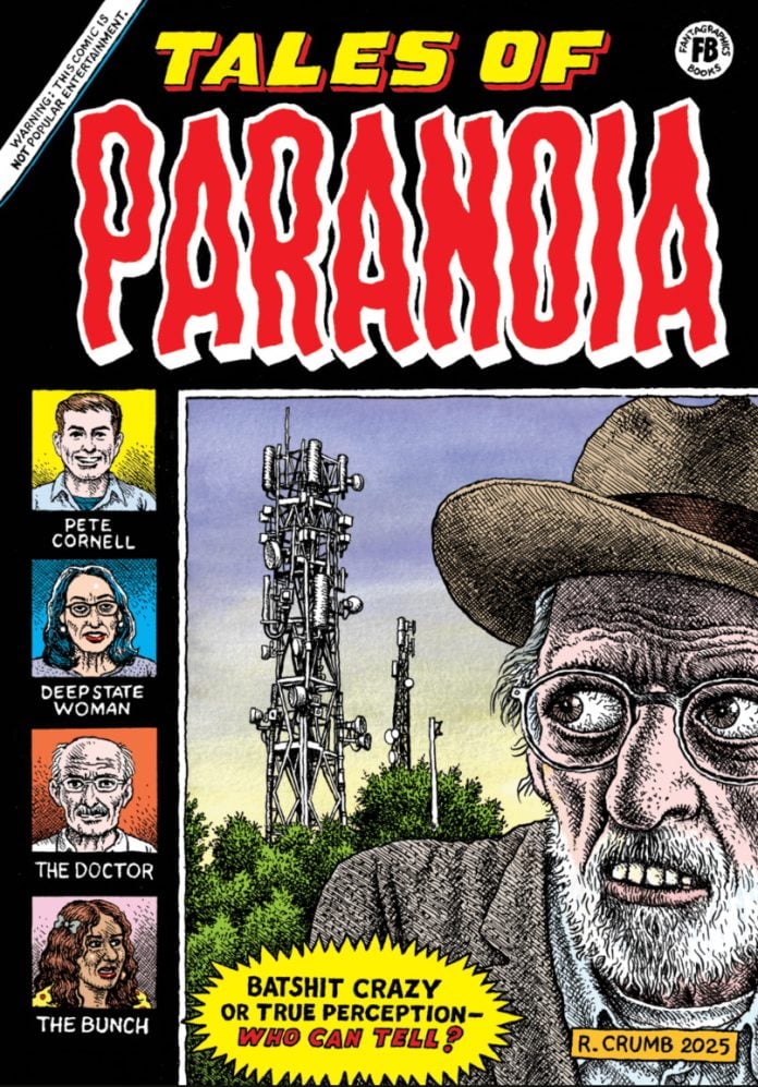 Robert Crumb returns with TALES OF PARANOIA