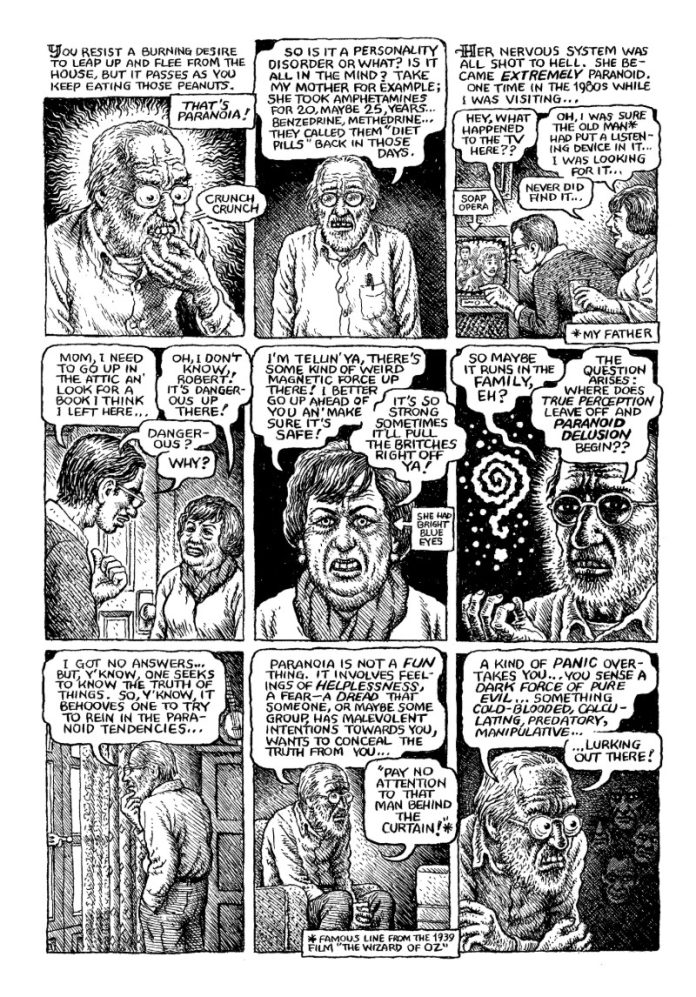 Robert Crumb returns with TALES OF PARANOIA