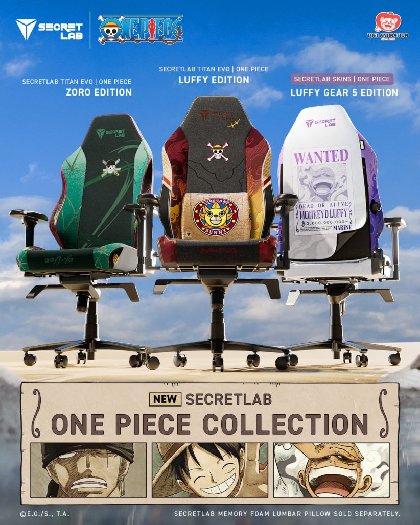 Secretlab unveils first-ever ONE PIECE collection