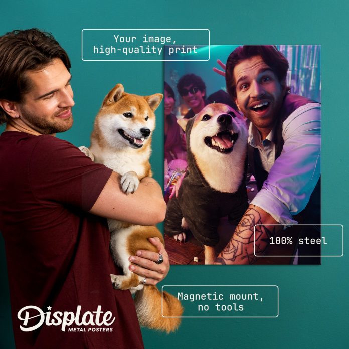 DISPLATE now offers collectors custom-made metal posters