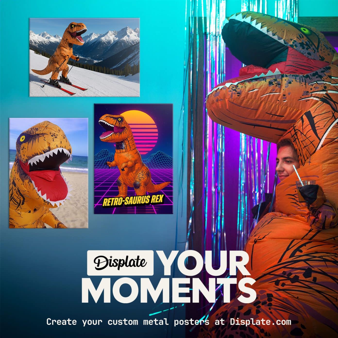 DISPLATE now offers collectors custom-made metal posters