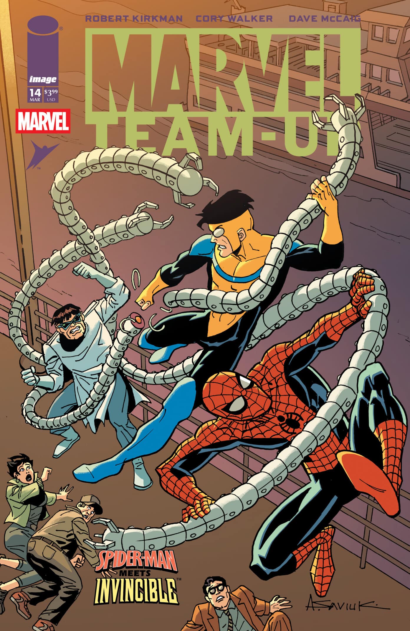 Marvel and Skybound to reprint historic Invincible/Spider-Man MARVEL ...