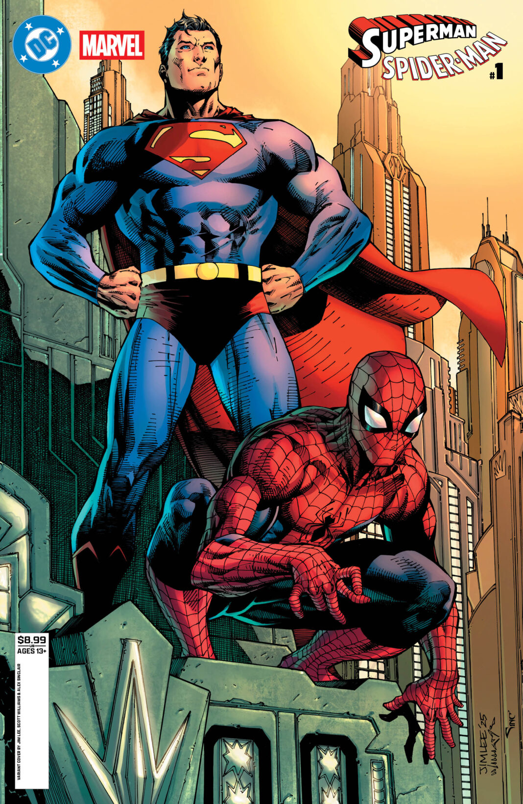 Waid & Jiménez, Fraction & Lieber, King & Lee among SUPERMAN/SPIDER-MAN creative teams