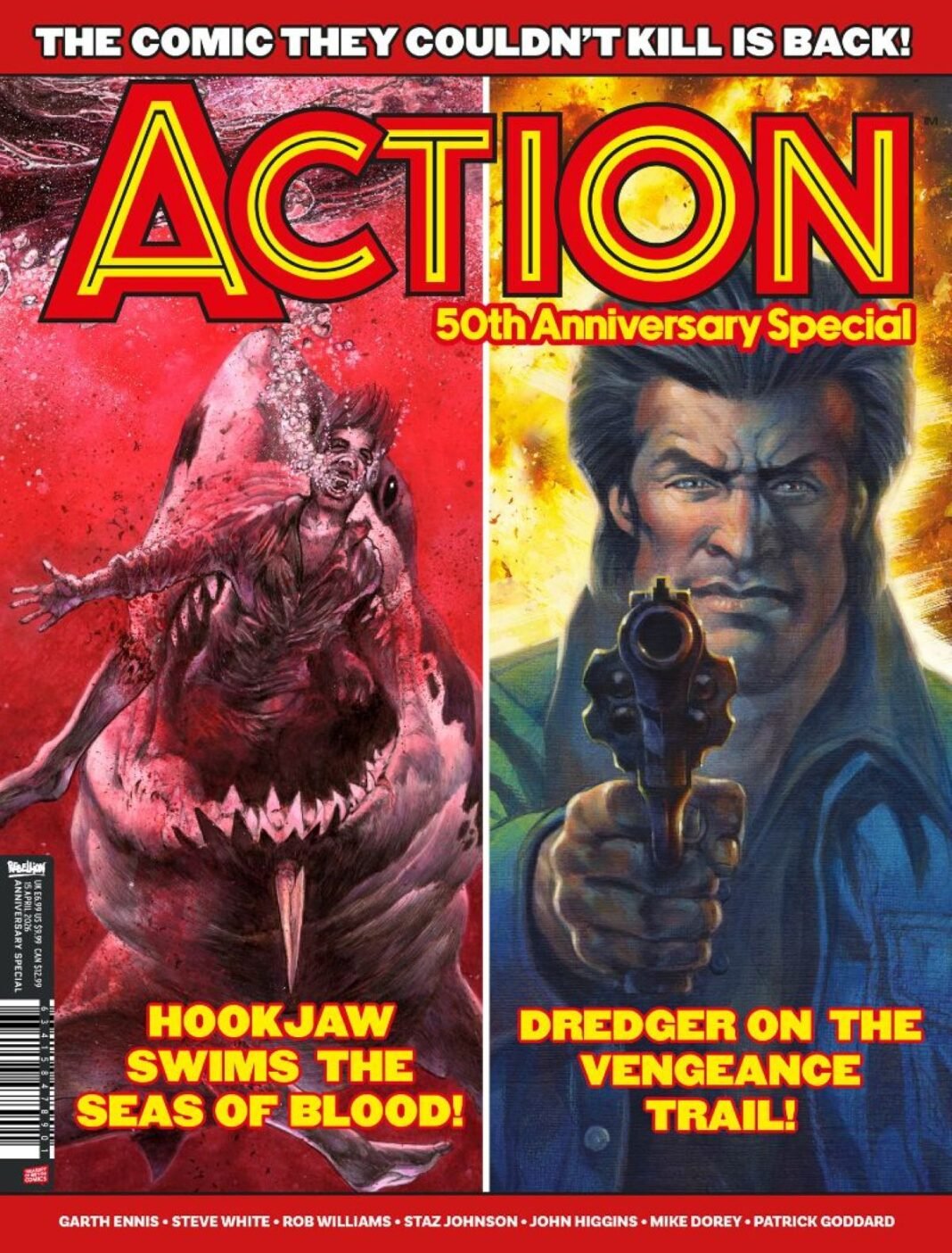 Influential 2000 AD precursor ACTION to release 50th Anniversary ...