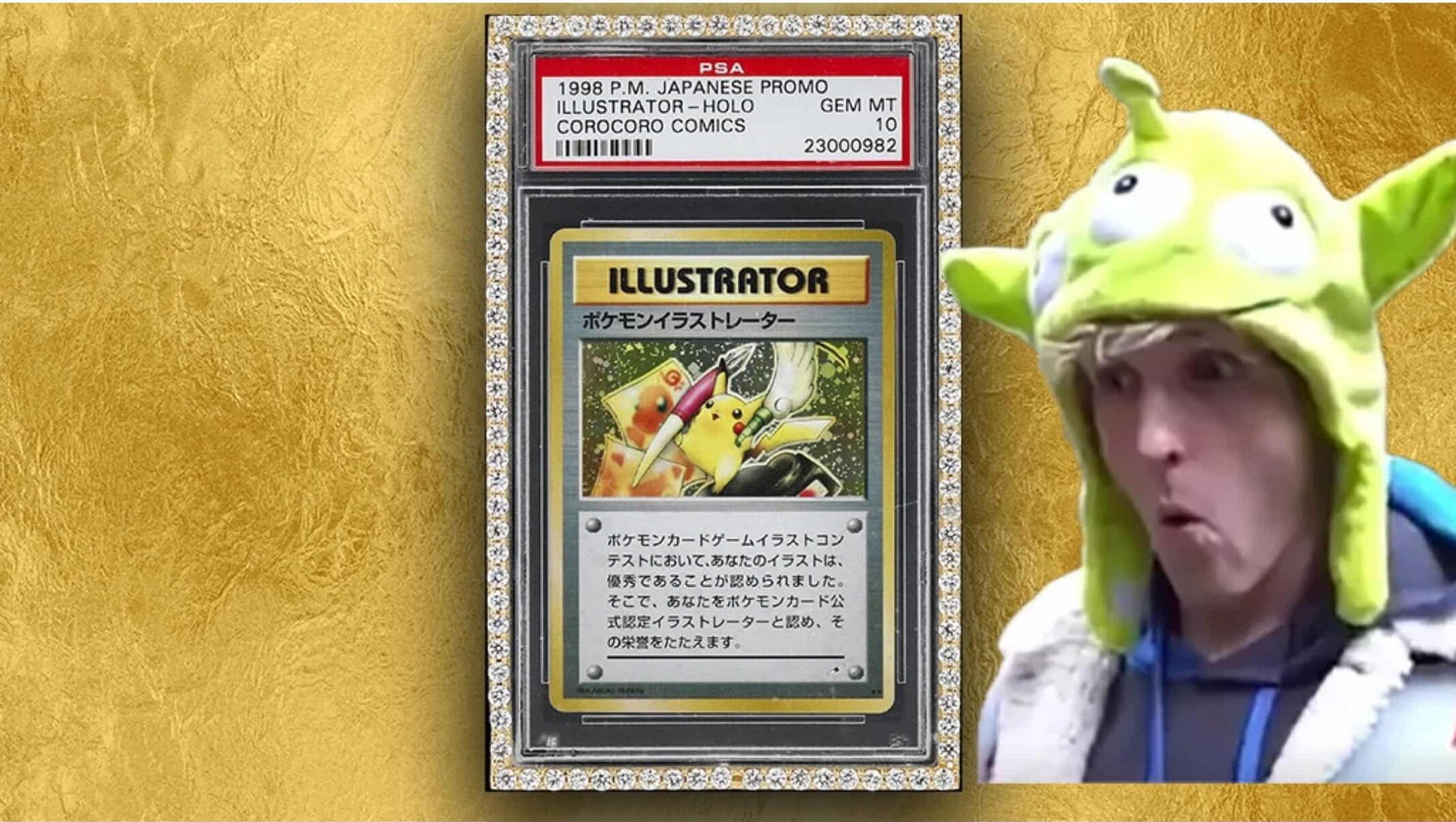Logan Paul's controversial ultra rare Pikachu card goes up for auction