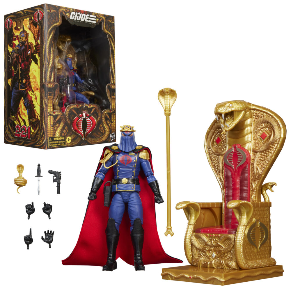 Hasbro reveals long-awaited hooded Cobra Commander G.I. Joe Classified ...