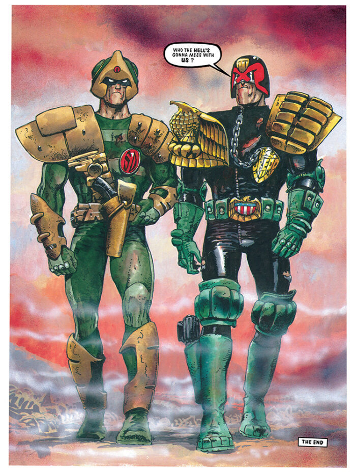 Judge Dredd co-creator JOHN WAGNER receives award from King Charles